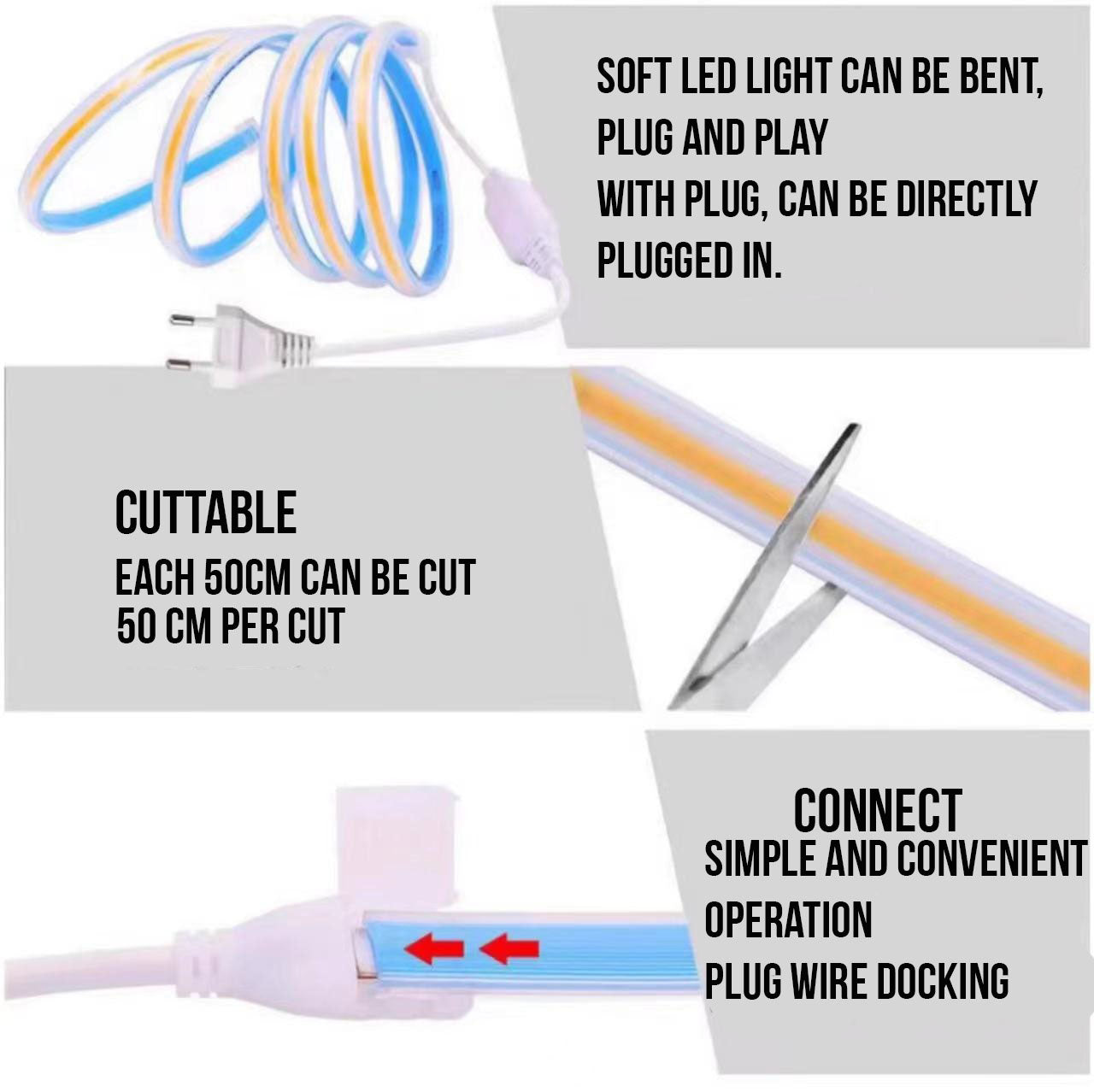 Cuttable LED Strip Light – Luxtony